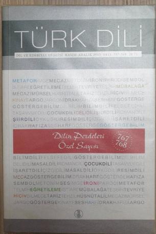 Türk Dili Dergisi Dilin Perdeleri Özel Sayısı - Kolektif - 1000Kitap